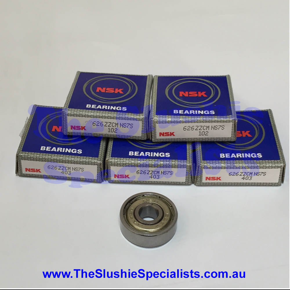 Bearing 626ZZ NSK - 5 Pack – The Slushie Specialists