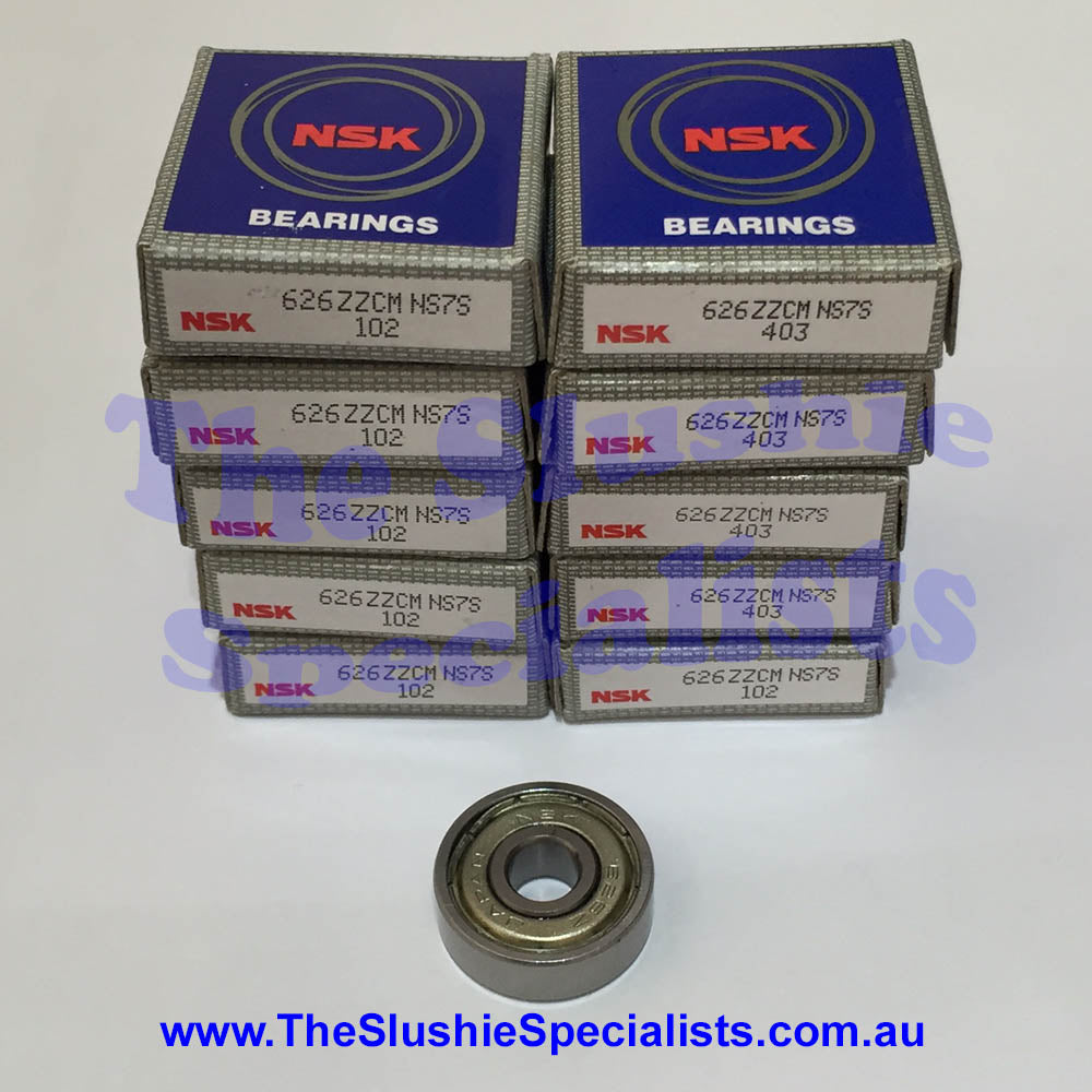 Bearing 626ZZ NSK - 10 Pack – The Slushie Specialists