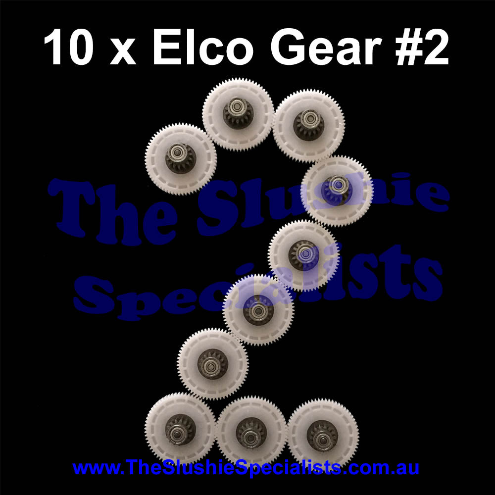 Elco No 2 Sacrificial Gear - 10 Pack – The Slushie Specialists