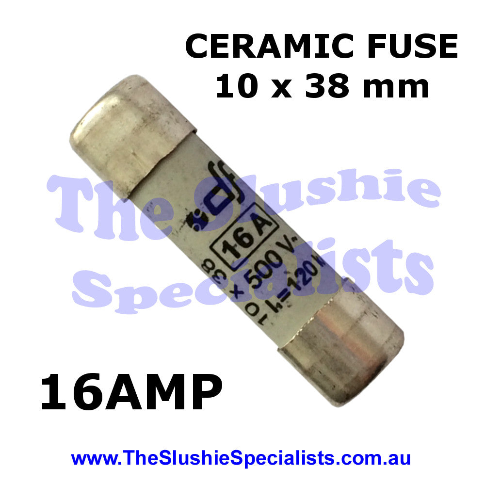 Ceramic Fuse 16Amp 10x38mm – The Slushie Specialists