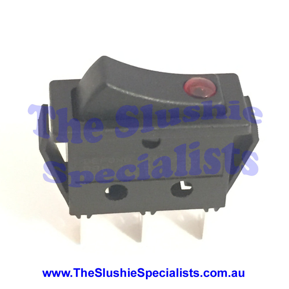 Switch 2 Way Small - Black with Red Dot Light – The Slushie Specialists