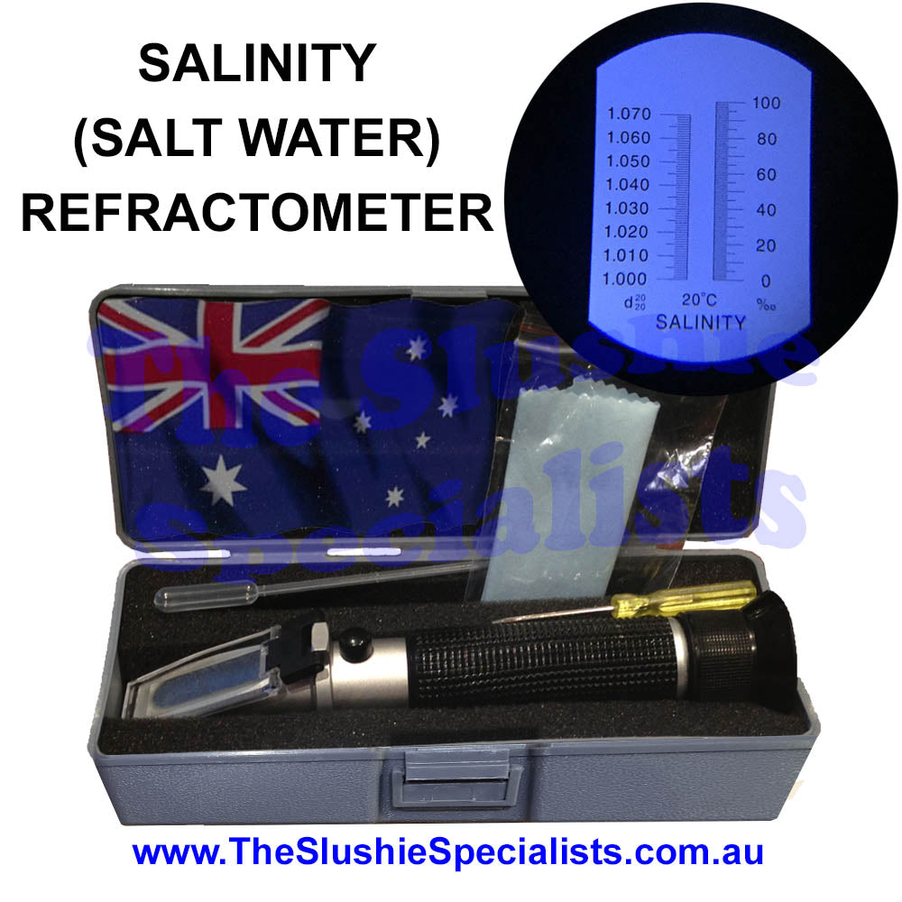 Refractometer Salinity 0-10% (Salt Water) – The Slushie Specialists