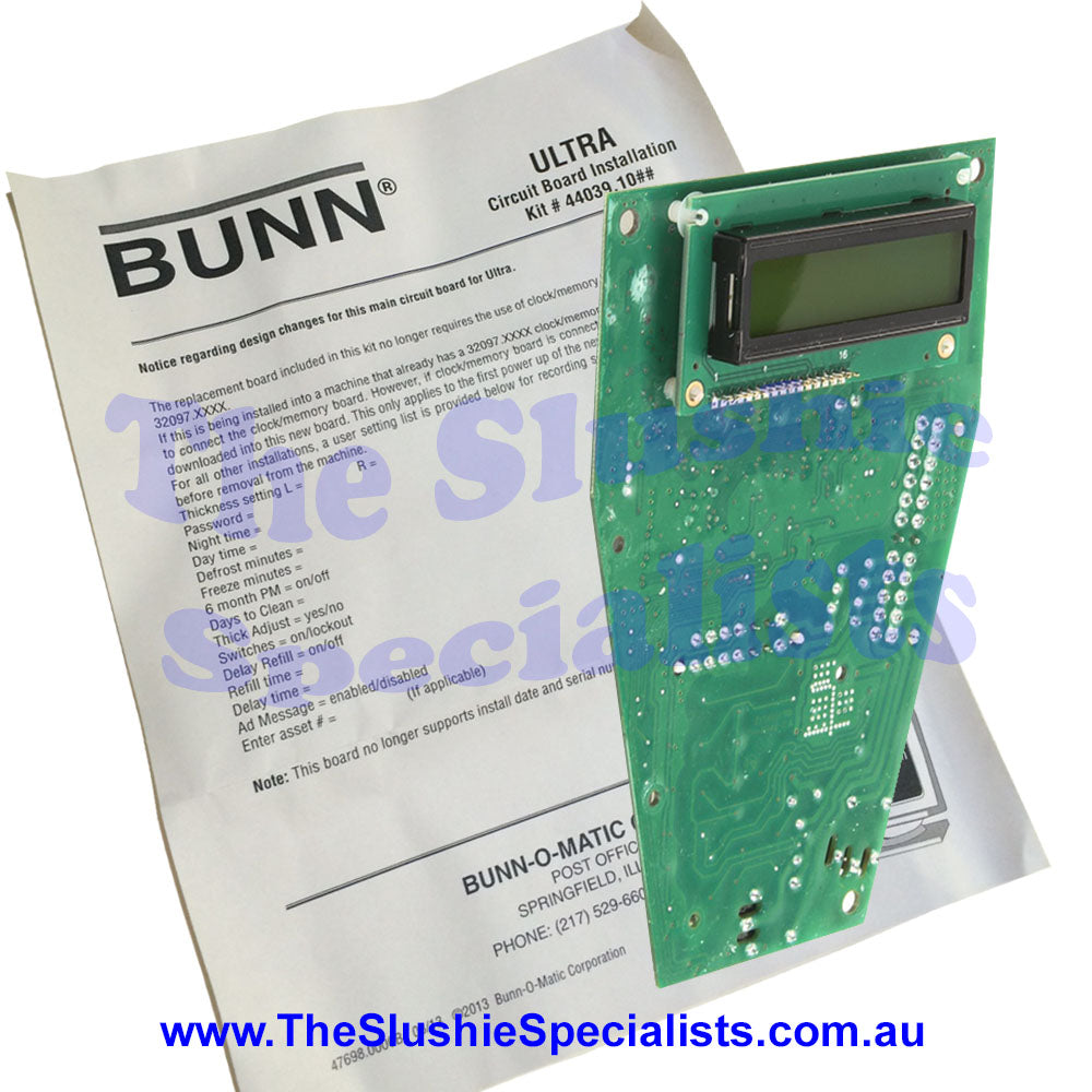 BUNN PC Control Board for Ultra 2 – The Slushie Specialists