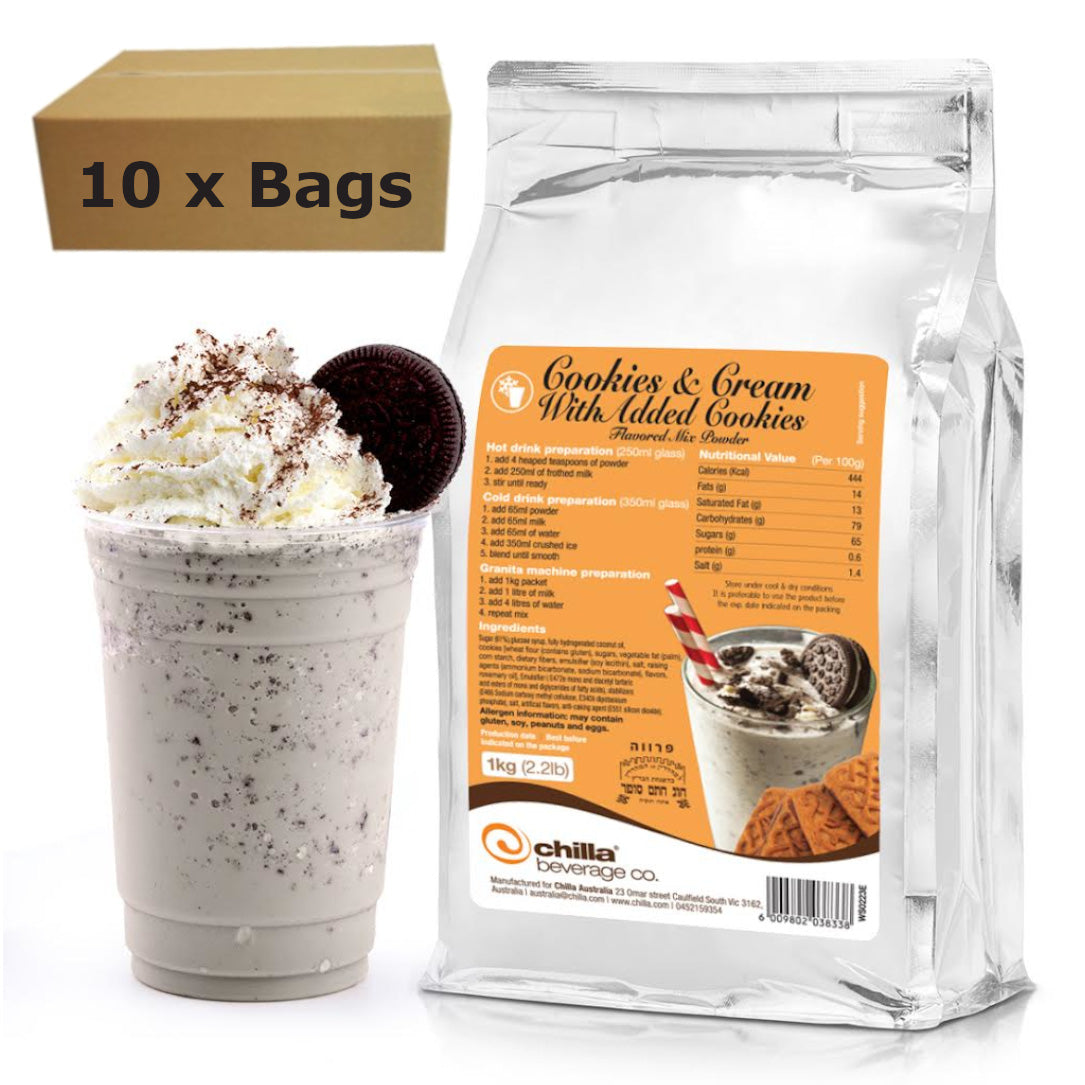 Chilla Cookies & Cream Frappe Box – The Slushie Specialists
